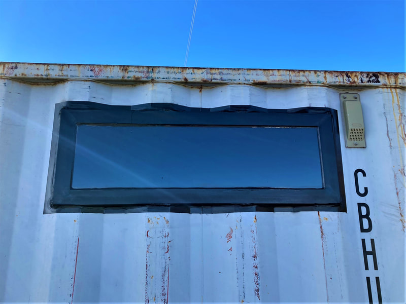 Shipping Container Security Windows | Arkansas Containers LLC