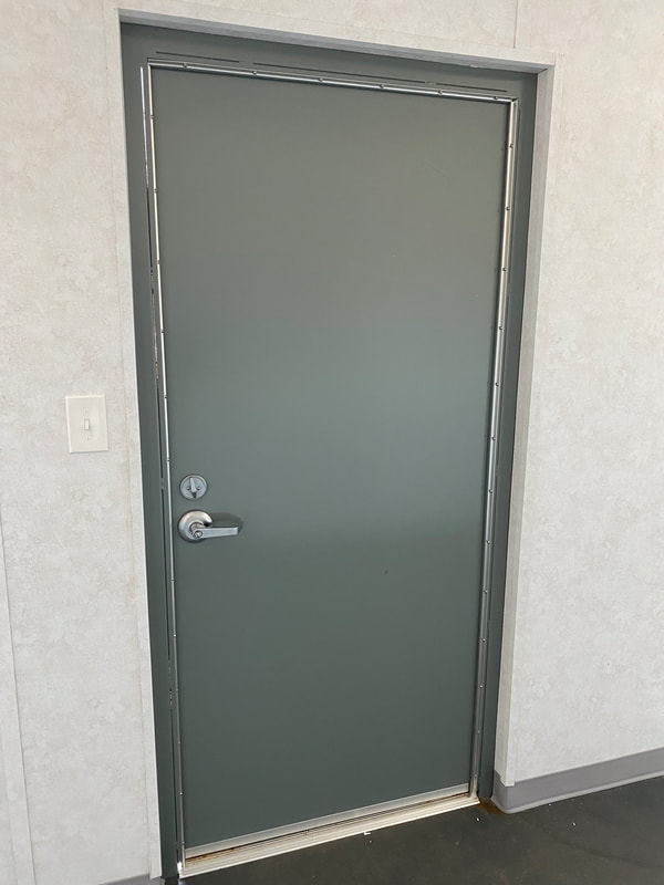 Steel Walk Thru Entry Door (Man Door) - Arkansas Containers LLC